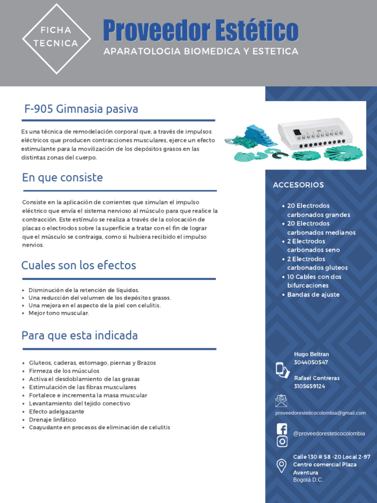 F 905 Gimnasia Pasiva | PDF