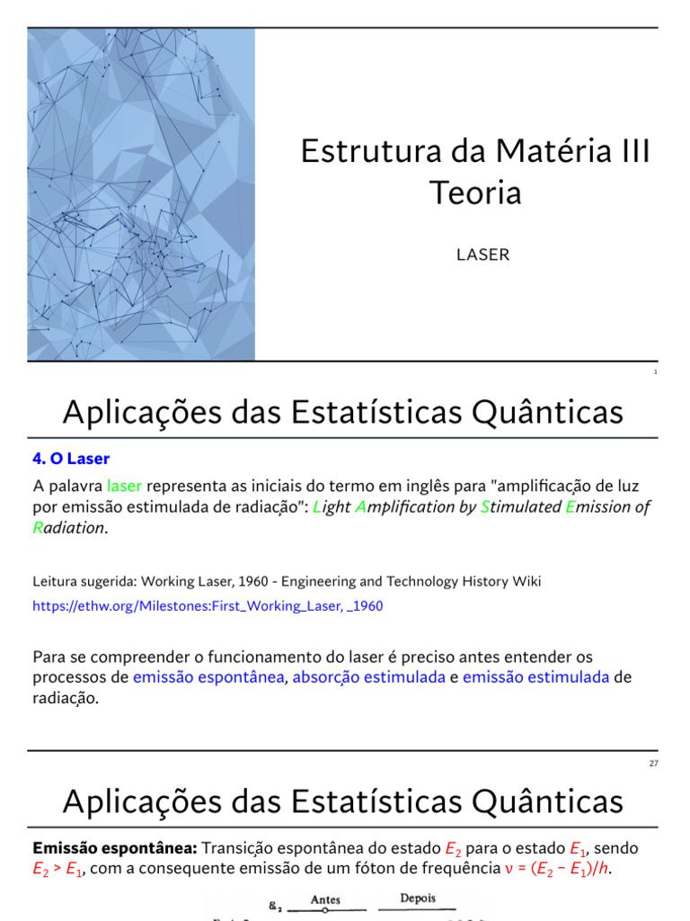 Aula4 Laser | PDF