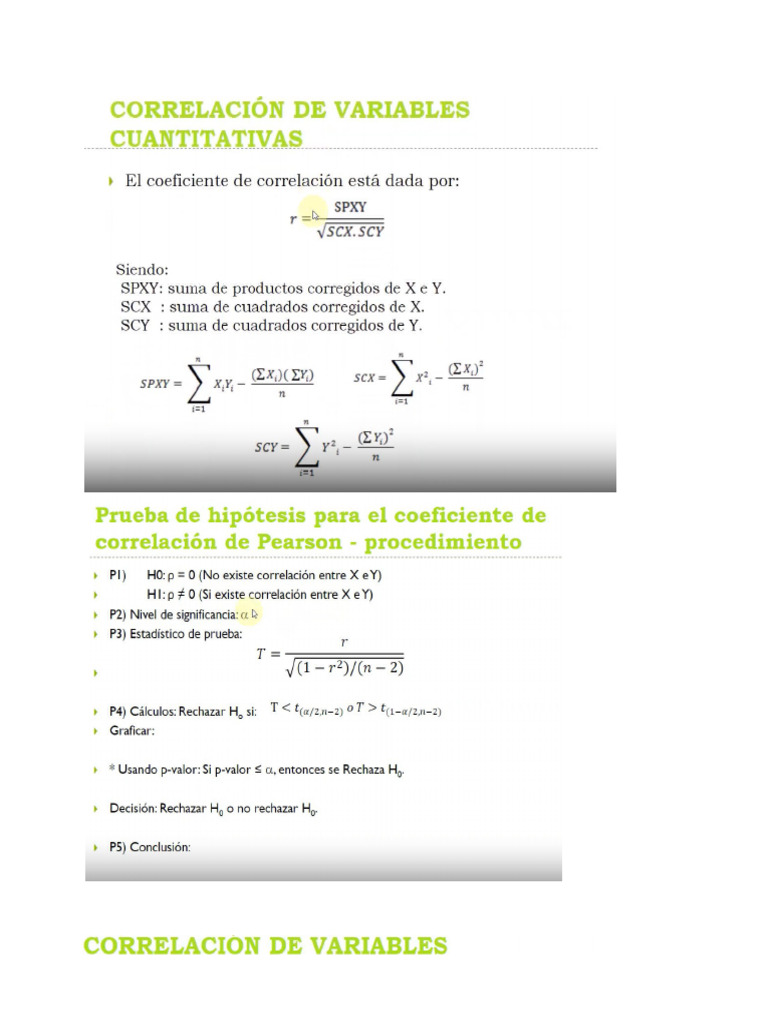 Correlacion de Pearson y Spearman | PDF