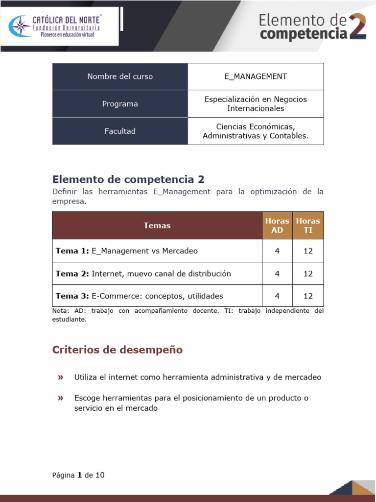 Modulo 2 e Management | PDF