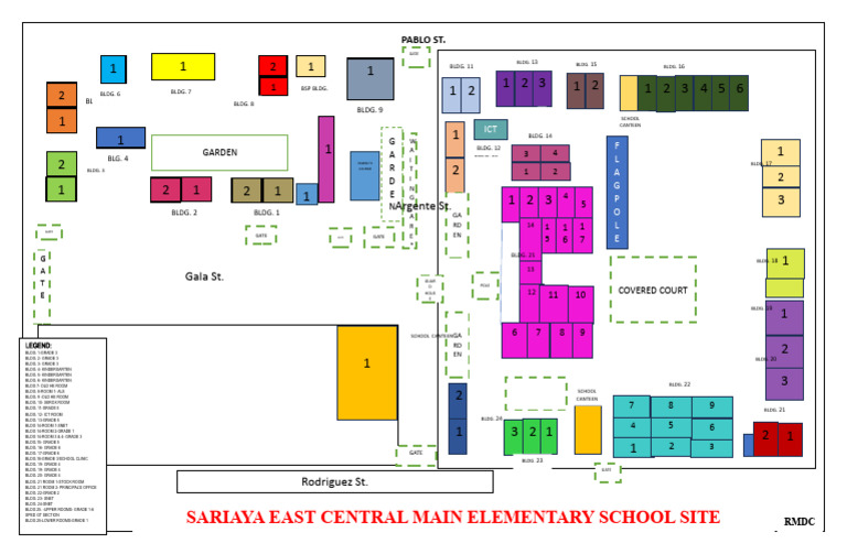 Sariaya East Central School Map | PDF | Primary Education