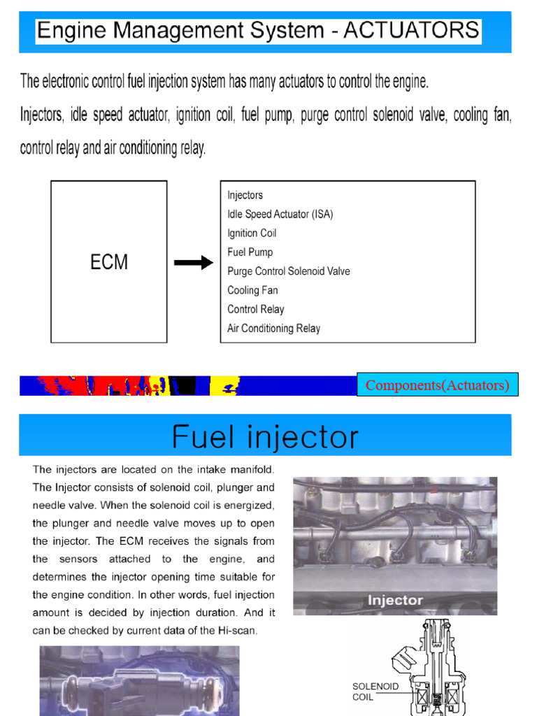 Fuel Injector and Actuator Overview | PDF | Fuel Injection ...