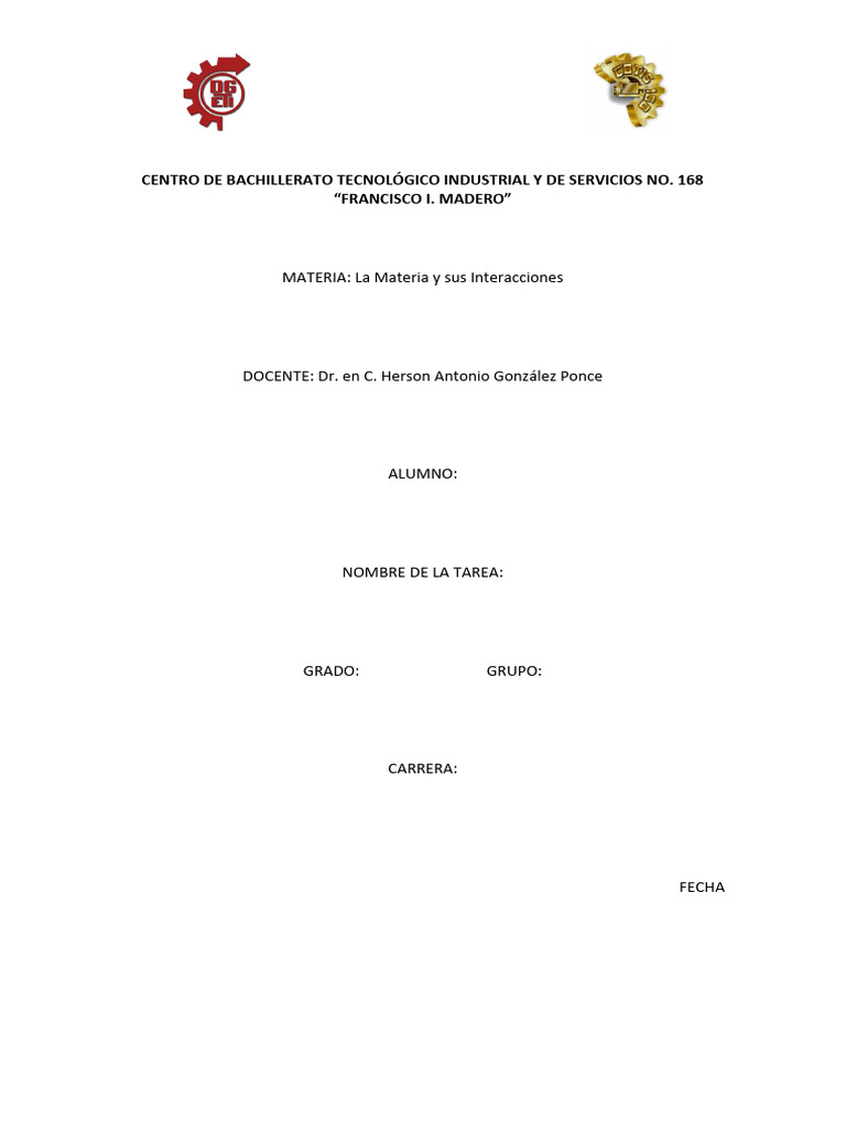 Portada para Trabajos | PDF