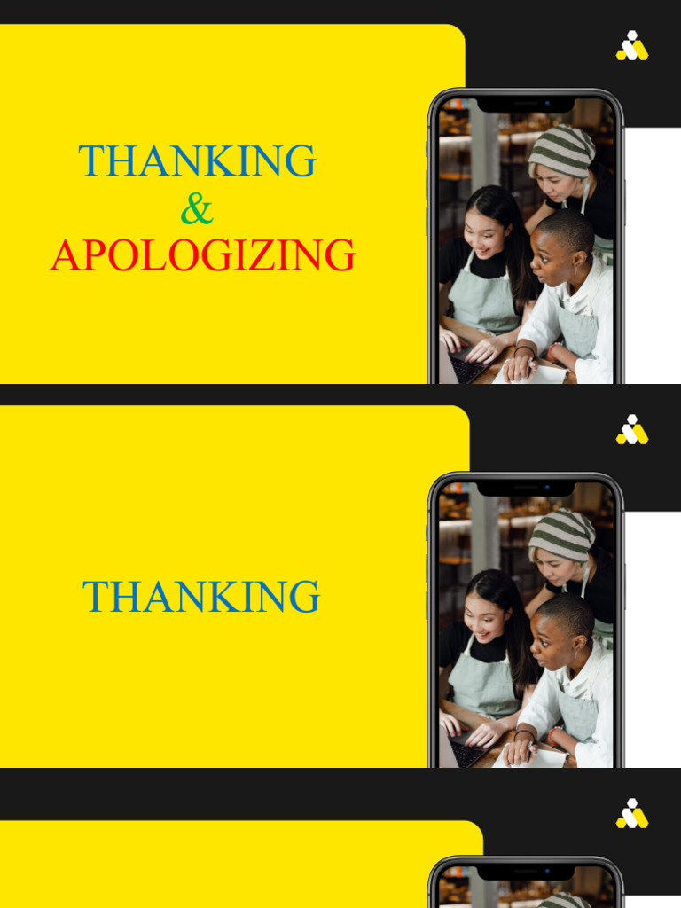 Thanking and Apologizing | PDF