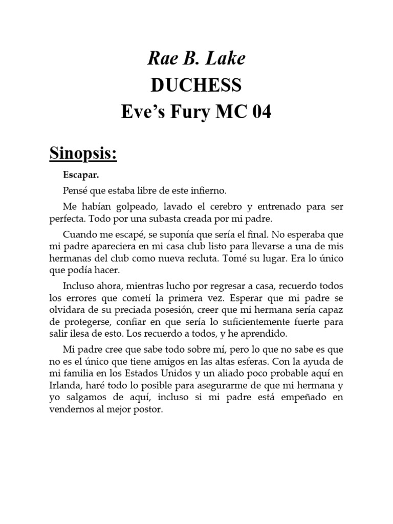 04 - Rae B. Lake - Duchess | PDF