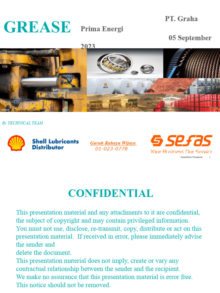 Materi Grease New - Technical Share | PDF