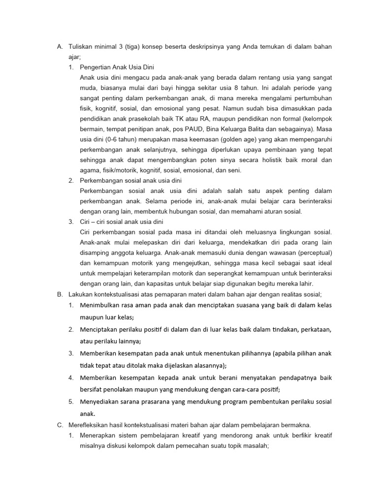 Analisis Bahan Ajar Modul 7 KB 3 | PDF