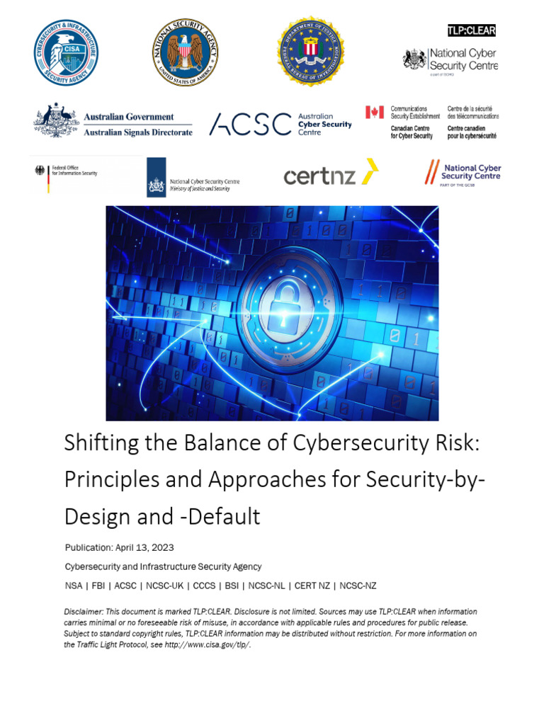 Principles Approaches For Security-By-Design-Default 508c | PDF ...