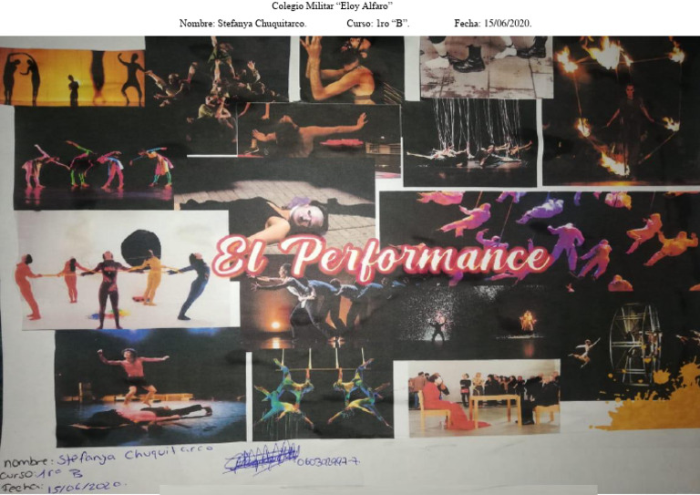 Collage Performance. | PDF