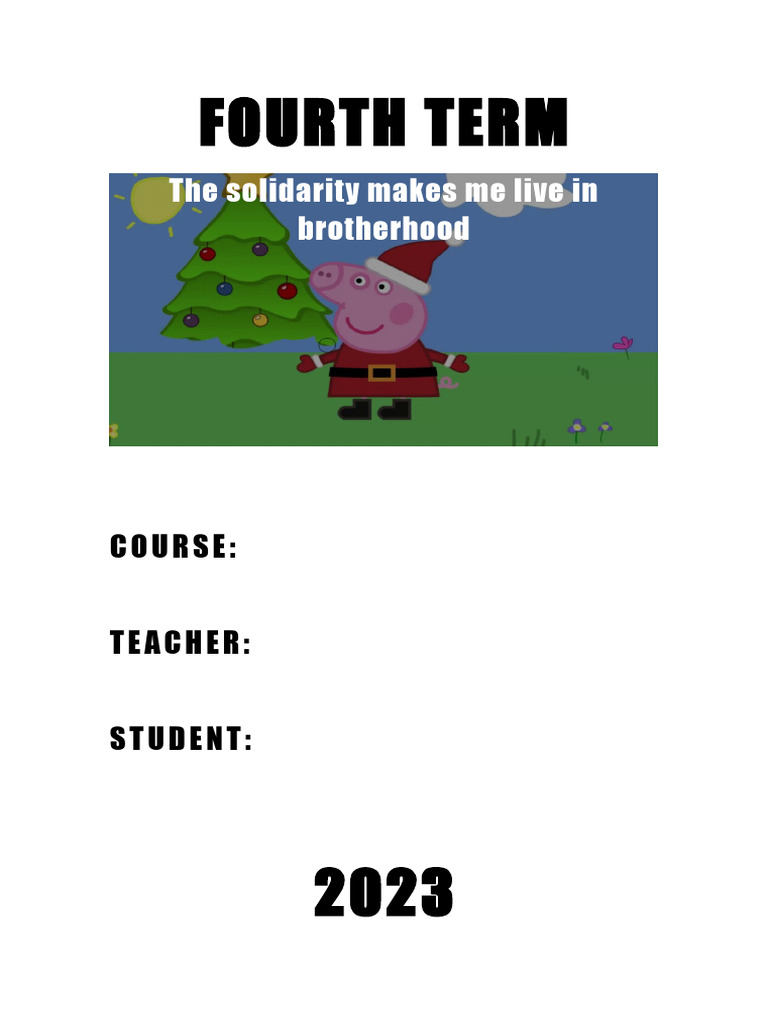 Cuarto Bimestre Carátula Inglés Pdf