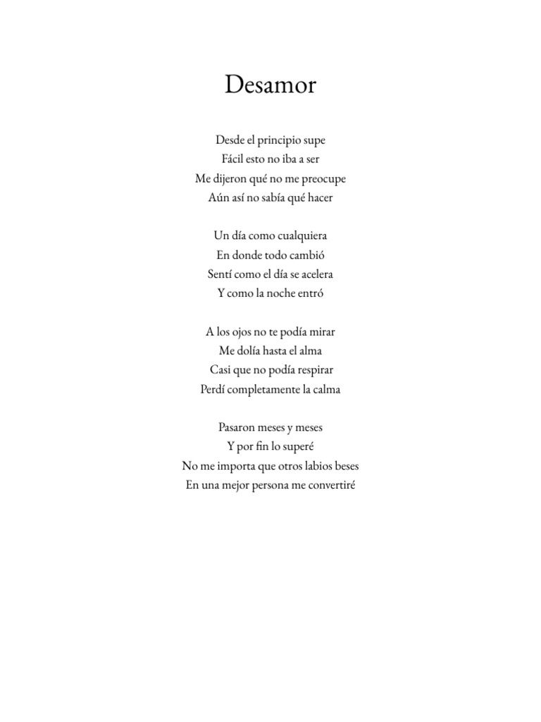 Una Historia de Desamor | PDF Una Historia de Desamor | PDF