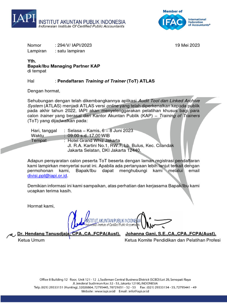 294-V-2023 - Surat Final Tot Atlas | PDF