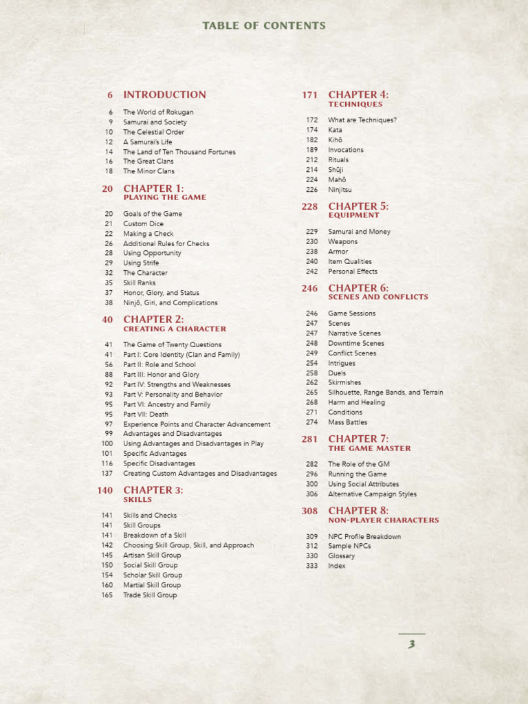 Legend of The Five Rings 5th Editionpdf PDF Free (004 060) | PDF ...