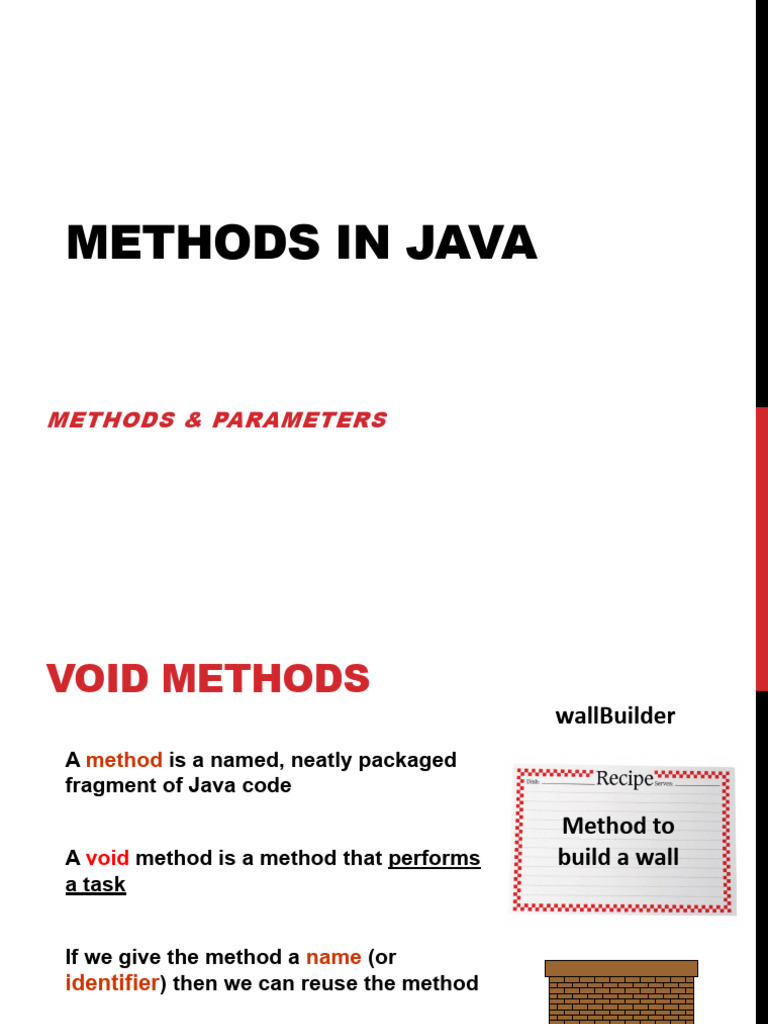 Methods And Paramenters Pdf Method Computer Programming Parameter Computer Programming