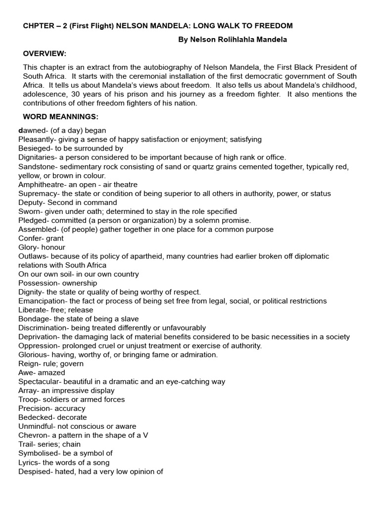 Neslon Mandela Assignment | PDF | Nelson Mandela | Apartheid