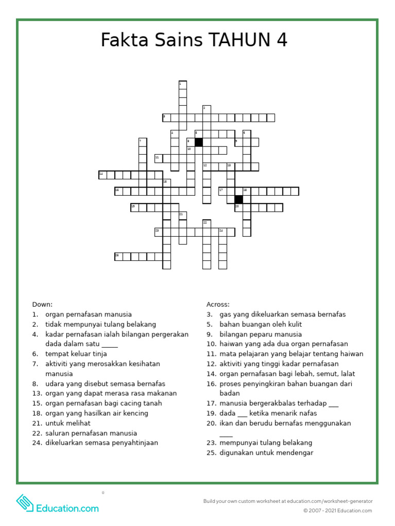 Kuiz SN Y4 Fakta Sains | PDF