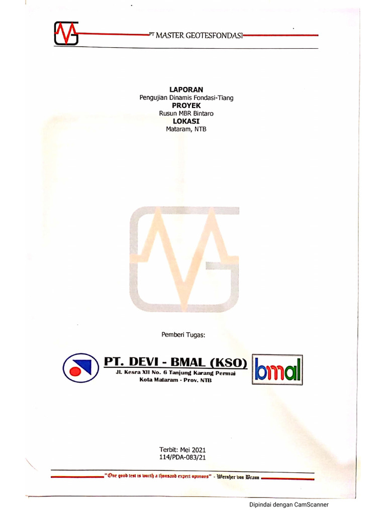 Contoh Test PDA | PDF