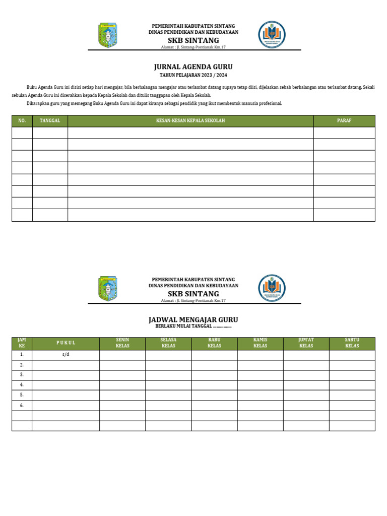 Jurnal Mengajar Guru | PDF