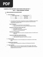 Progress Chart and Achievement Chart - OAP NCII | PDF