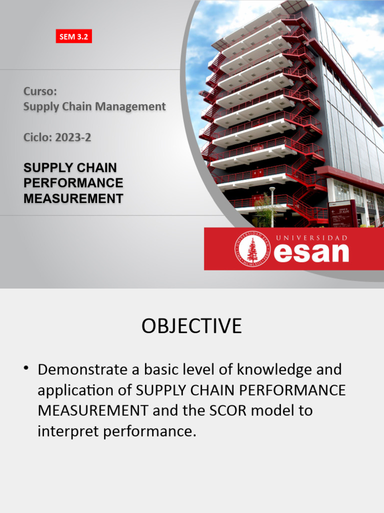 Sem 3.2 Performance and Scor | PDF | Supply Chain | Supply Chain Management