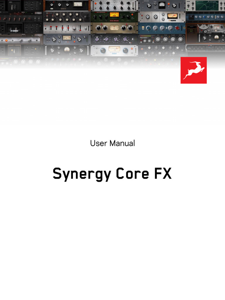 Antelope Audio Synergy Core FX User Manual | PDF
