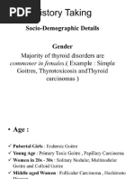 Thyroid Status Examination OSCE Guide | PDF | Thyroid | Hyperthyroidism