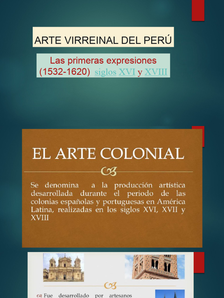 Arte Colonial y Republicano | PDF | Pinturas | Estética