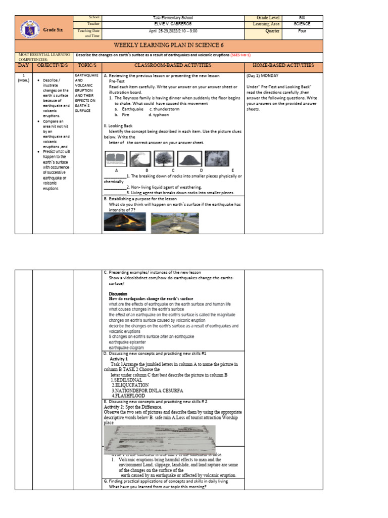 WLP Science Q1 | PDF