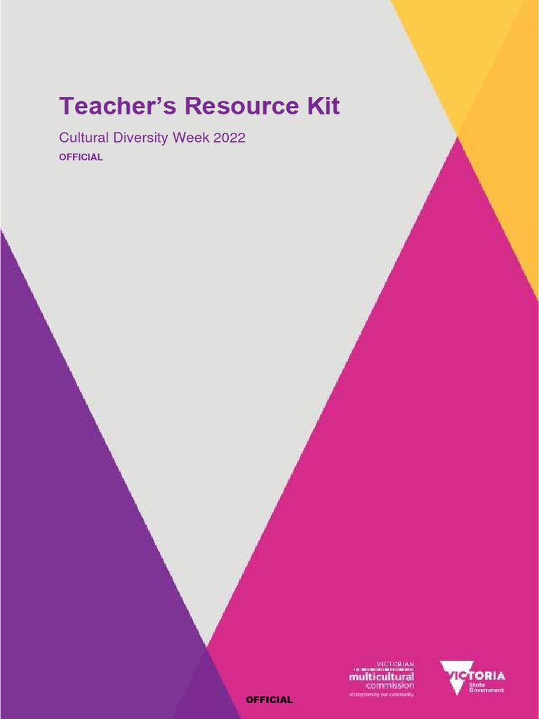 Cultural Diversity Week 2022 Teacher Kit | PDF | Multiculturalism ...