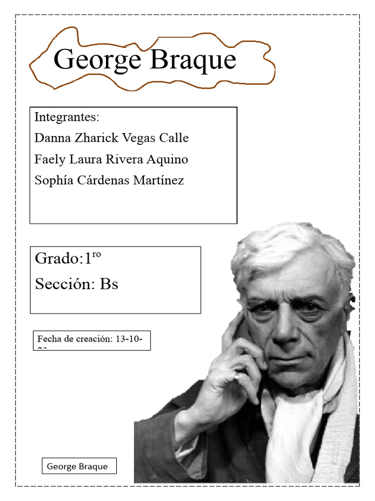 Georges Braque: Pionero del Cubismo | PDF