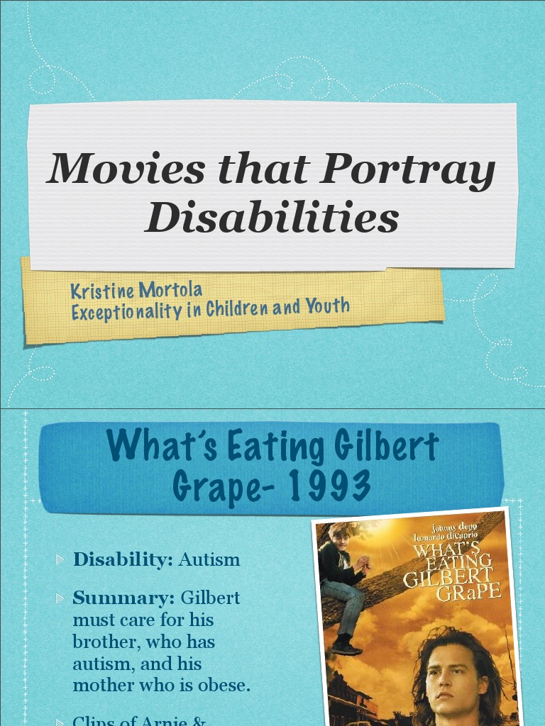 Movies Depicting Disabilities in Film | PDF | Politics | Mystery ...