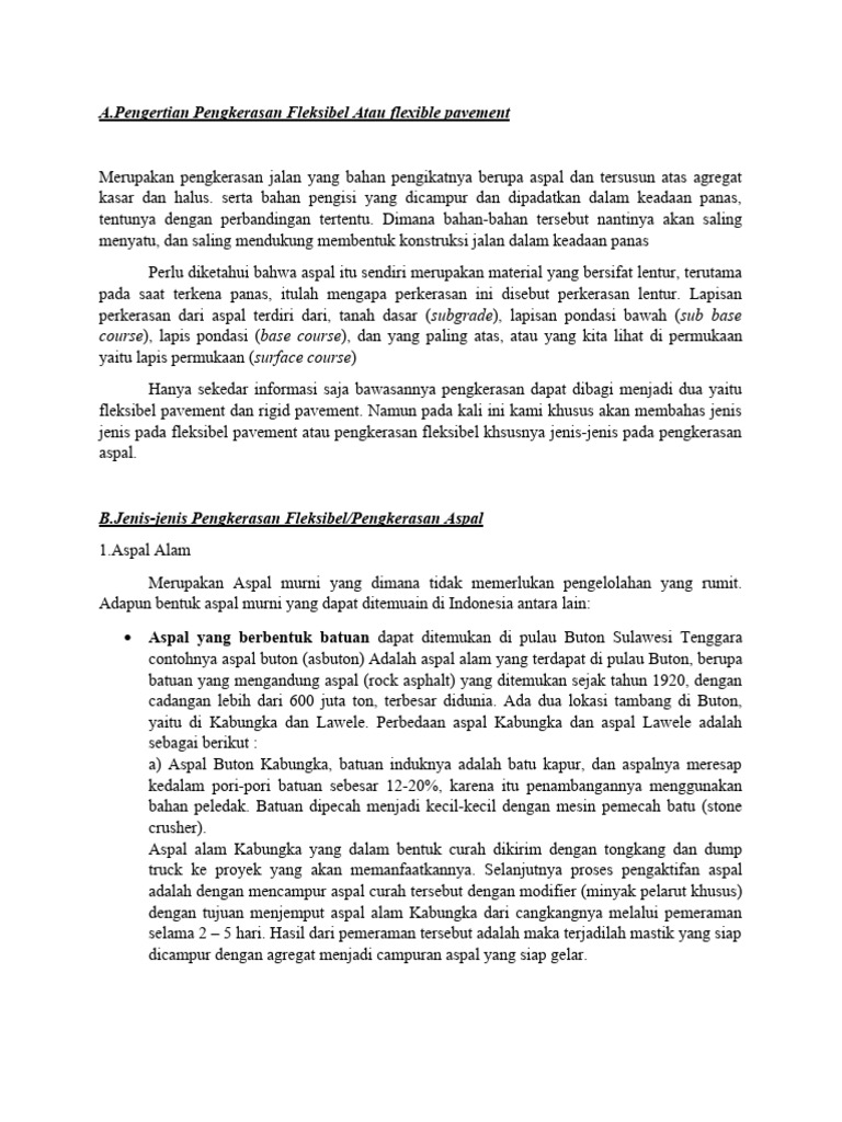 Tugas Konstruksi Jalan Raya Fix | PDF