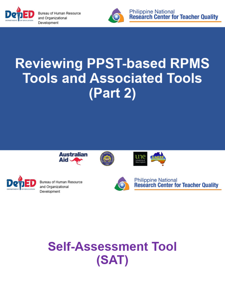 Session 4.2 Reviewing PPST-based RPMS Tools and Associated Tools (Part ...