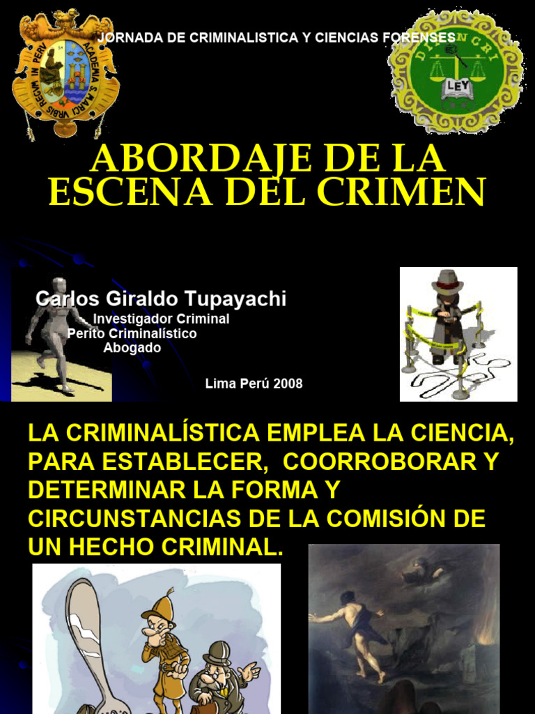 Abordaje de La Escena Del Crimen | PDF