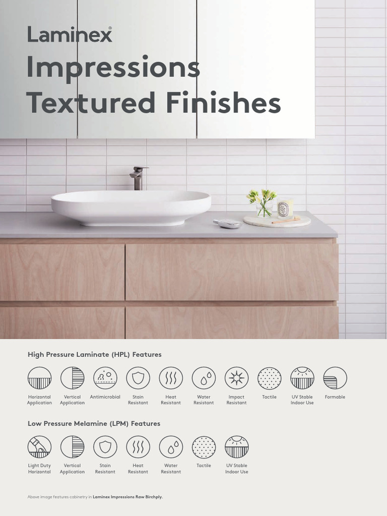 Laminex Impressions Textured Finishes Product Flyer May19 | PDF ...