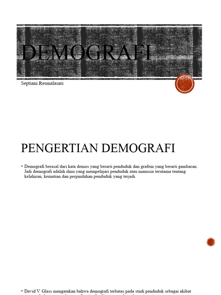 DEMOGRAFI | PDF