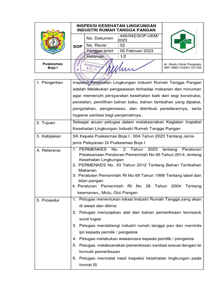 SOP IKL IRTP 2023 (Oke) | PDF | Pengembangan Diri | Sains & Matematika