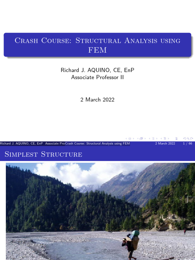 FEM CrashCourse 20220302 | PDF