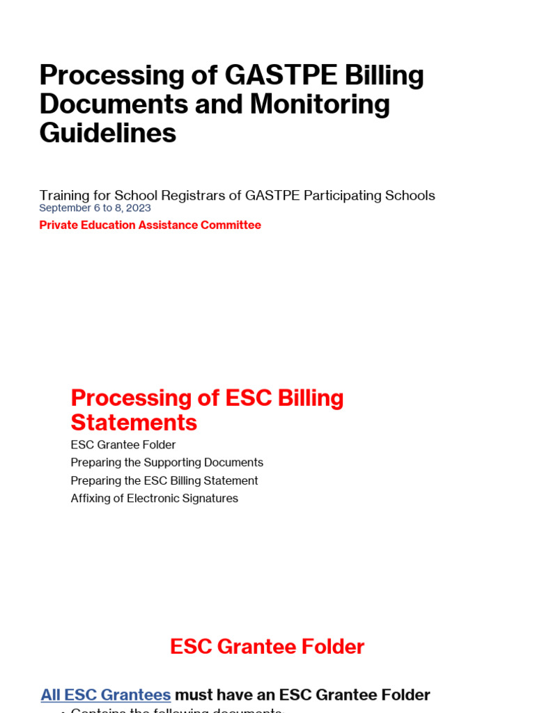 Training For School Registrars | PDF | Receipt | Tuition Payments