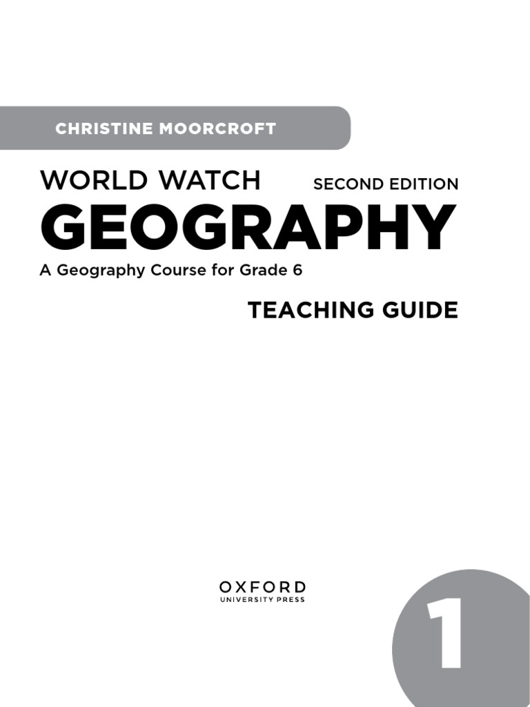 World Watch Geography Second Edition TG 1 1 | PDF | Rock (Geology) | Plate Tectonics