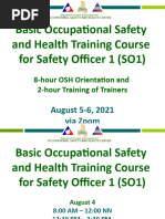 2025-2026 Osha Annual Training Calendar | PDF