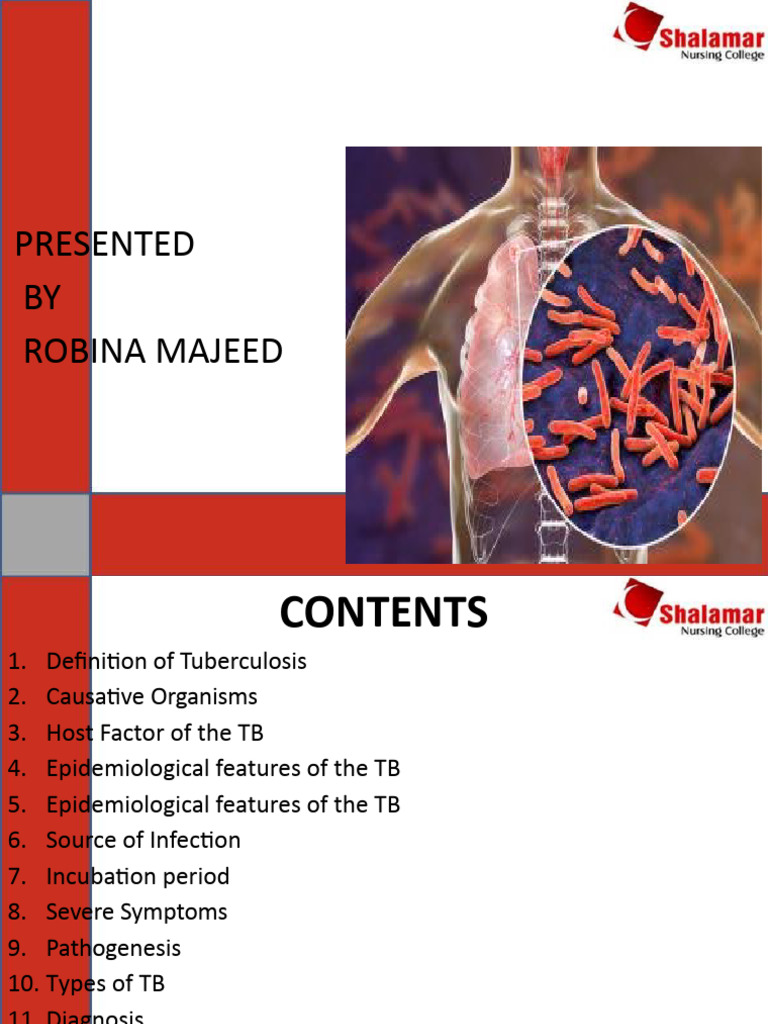 Tuberculosis Unit 1 Lecture - 1 | PDF | Tuberculosis | Infection