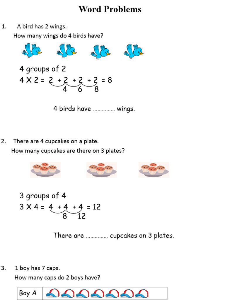 Multiplication Word Problems | Download Free PDF | Birds | Ornithology