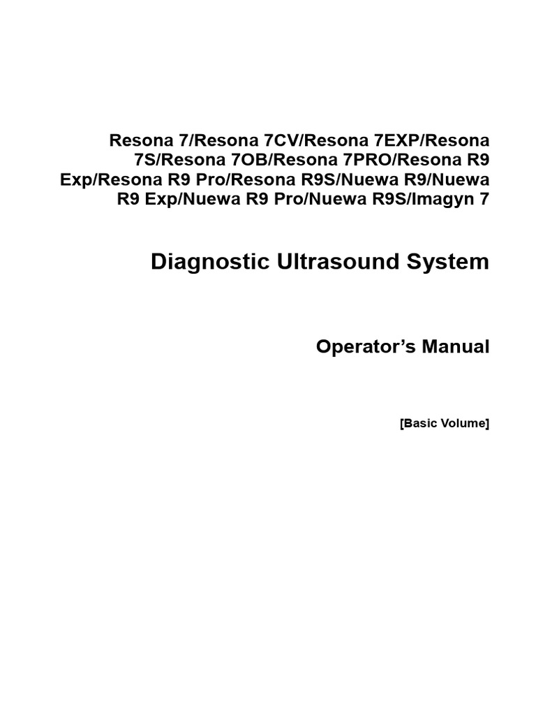 Resona - 7 Operation Manual | PDF