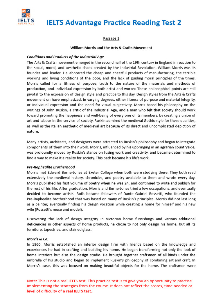Reading Test 3 | PDF