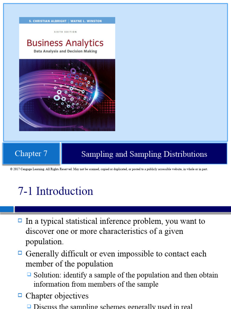 Albright DADM 6e - PPT - Ch07 | PDF