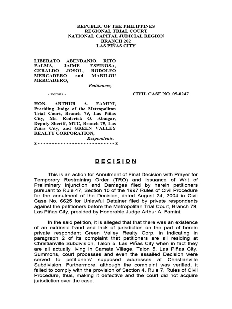 Anent The Claim of The Complainant That Such Defendants | PDF