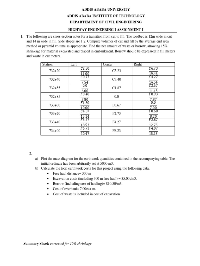 Assignment II | PDF | Road | Road Surface