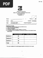 P6 Maths Prelim 2025 ACSJ Exam Papers | PDF