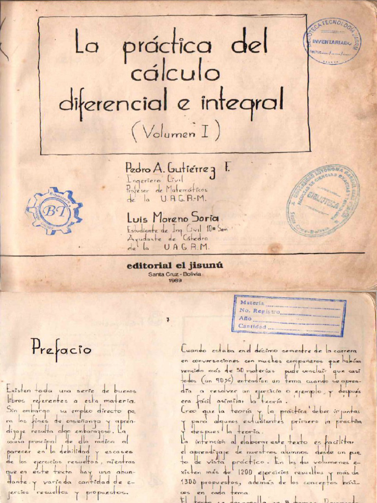 Cálculo 1 Pedro Gutierrez | PDF